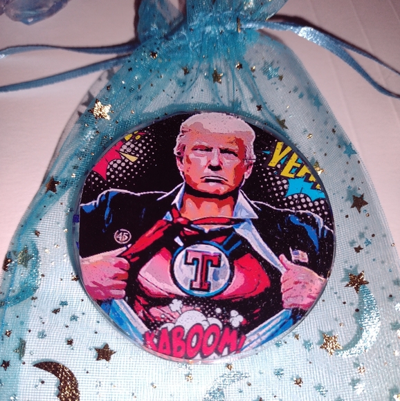 Hand Crafted | Other | Donald Trump Collectors Comic Pin | Poshmark